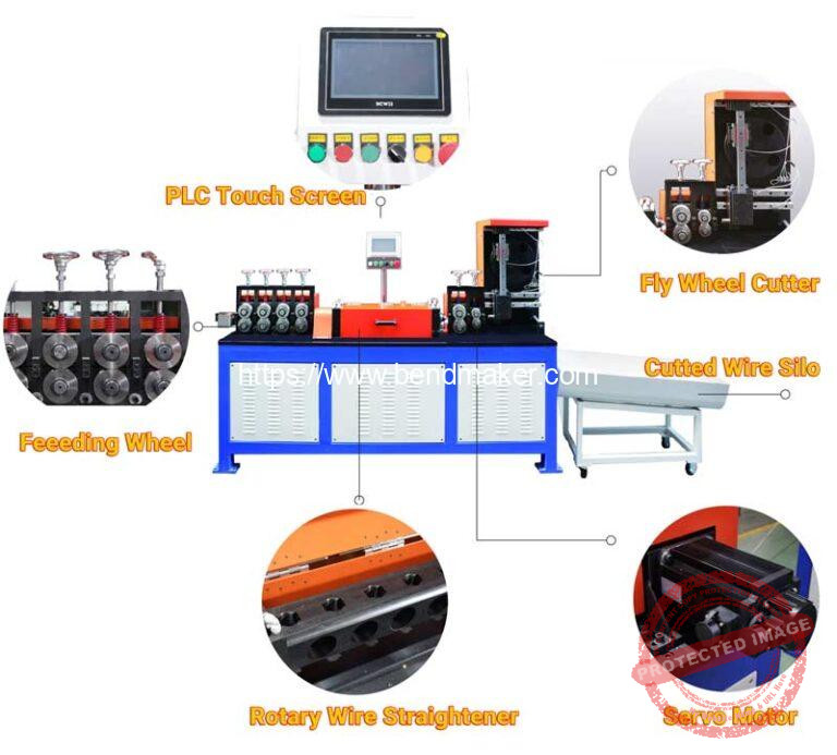 Flywheel Cut Type Steel Wire Straightening Cutting Machine - Wire ...
